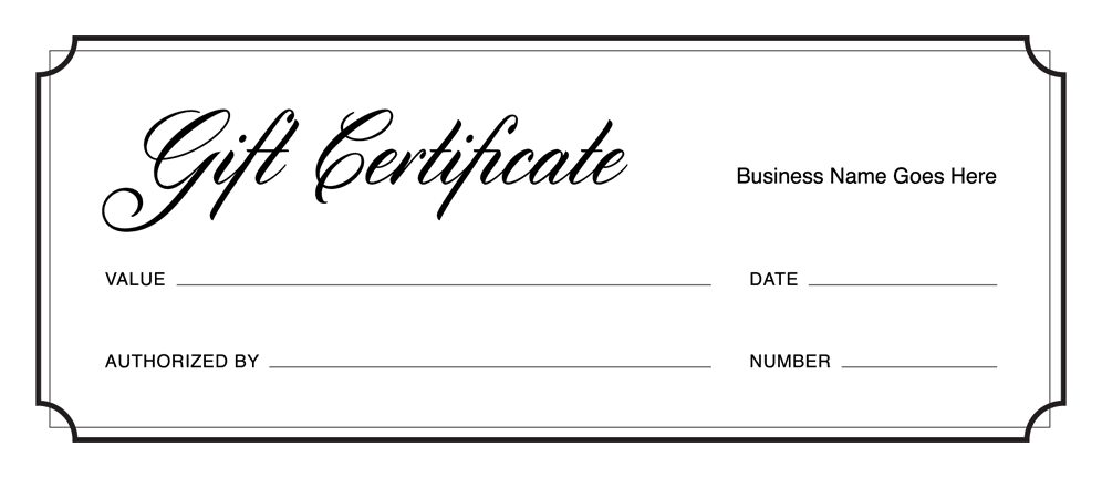 Gift Certificate Templates Download Free Gift Certificates Square
